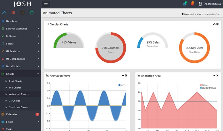 Laravel Admin Panel | Bootstrap Laravel CRUD Builder – JOSH